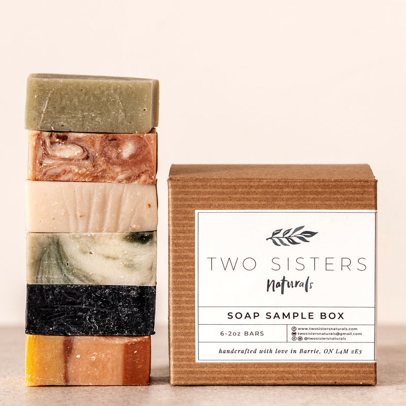 SOAP SAMPLE BOX - Two Sisters Naturals